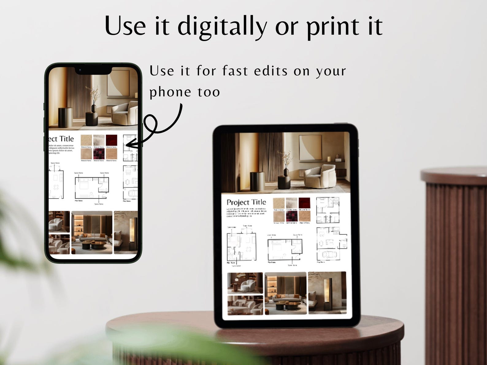Interior Design Presentation Board Template Interior Design Poster ...
