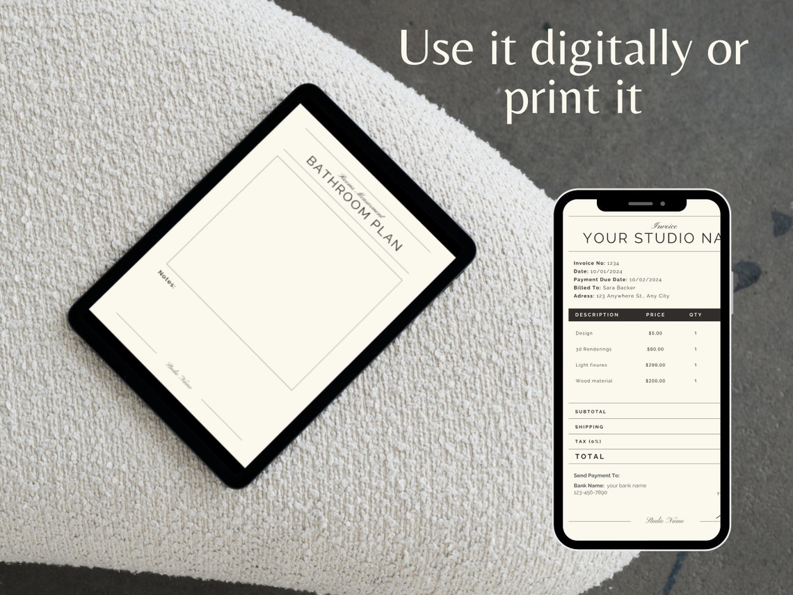 Rooms Measure Checklist Interior Design Site Measurement Template ...