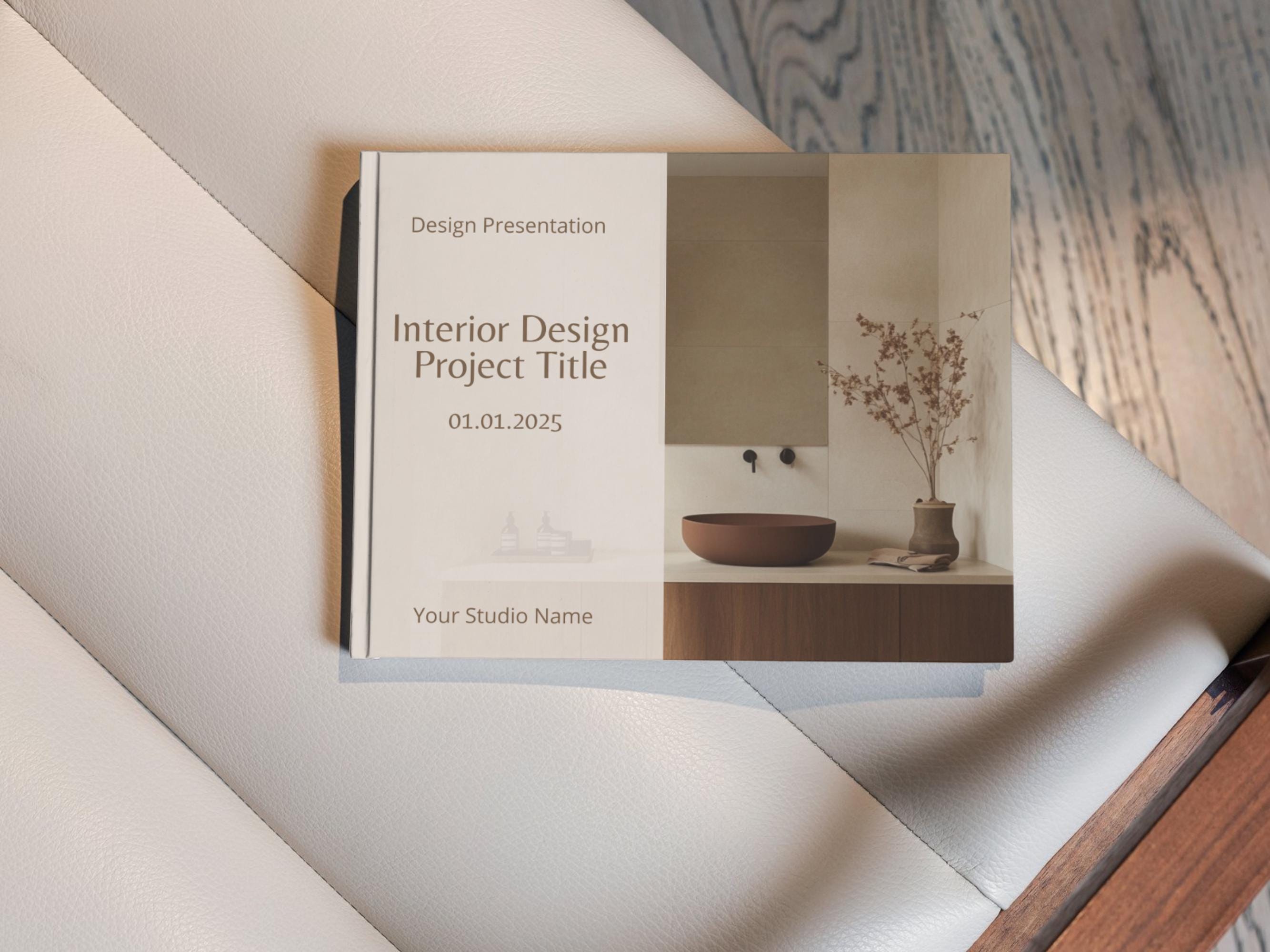 Interior Design Project Proposal Interior Presentation Canva Template ...