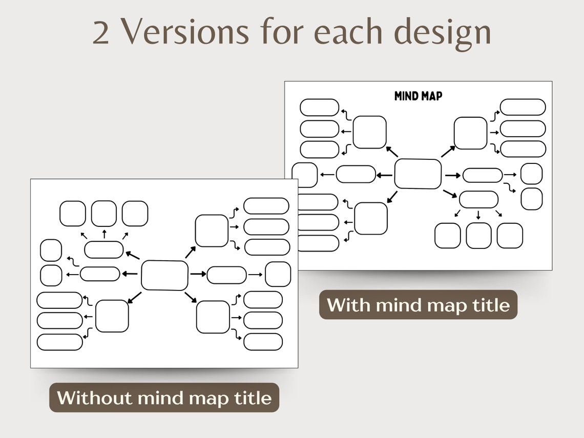 Mind Map Template SWOT Analysis Printable Template Brainstorming ...
