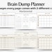 Brain Dump Planner Bundle Mind Map Template ADHD Weekly Planner Daily ...