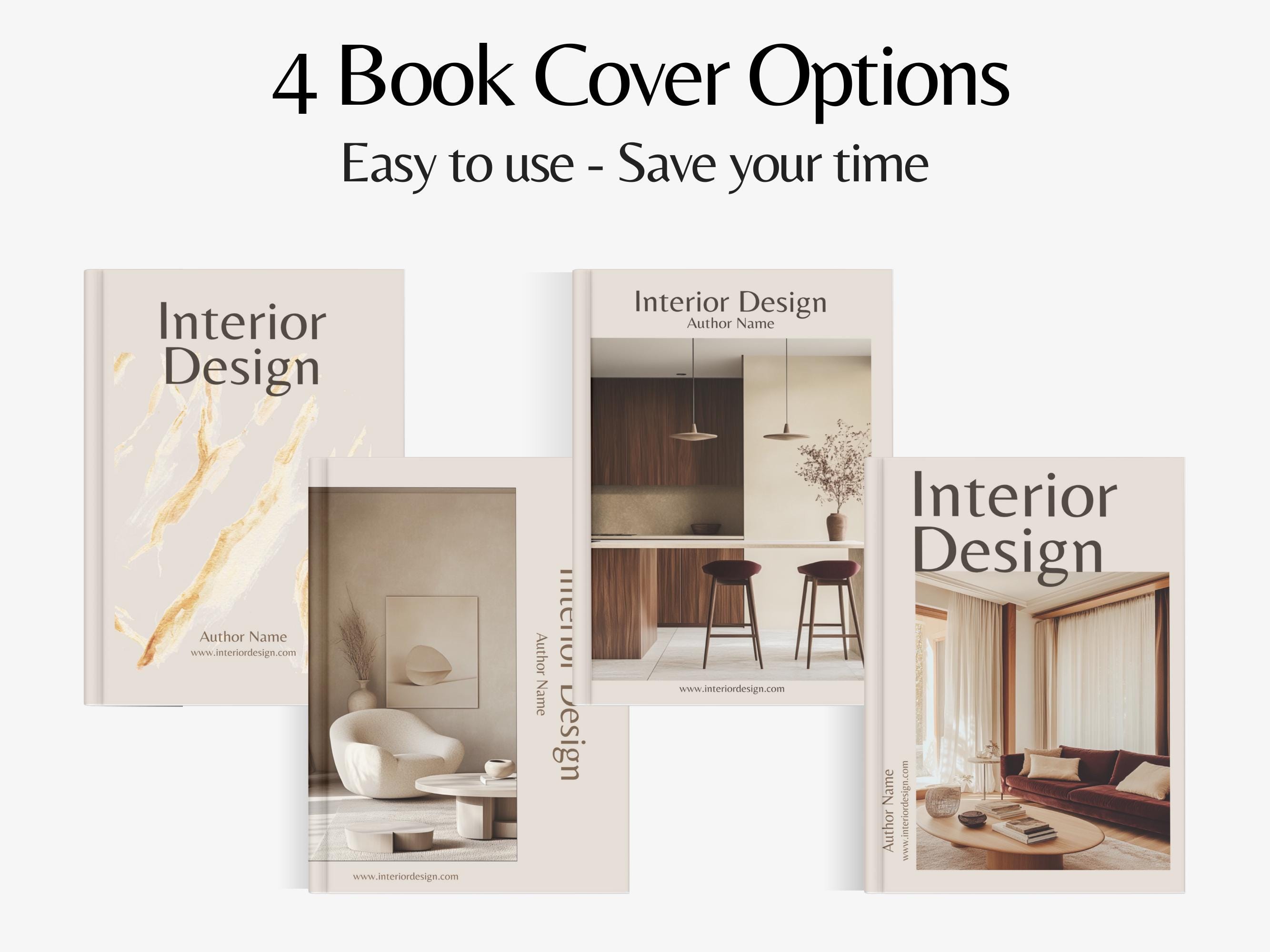 Interior Design Ebook Template Canva Editable Ebook Template Home Decor ...