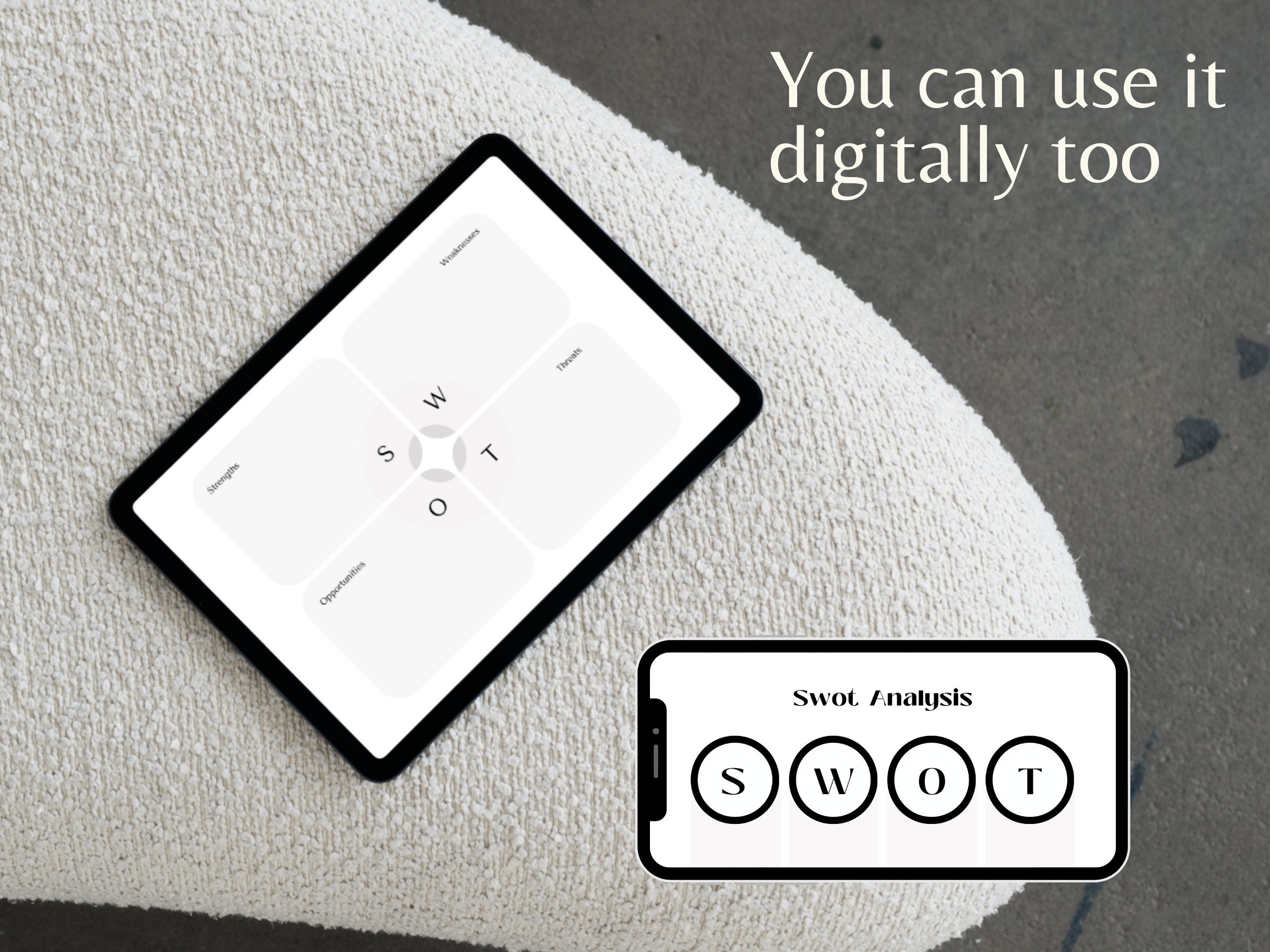 Project Analysis Template SWOT Productivity Printable Project ...