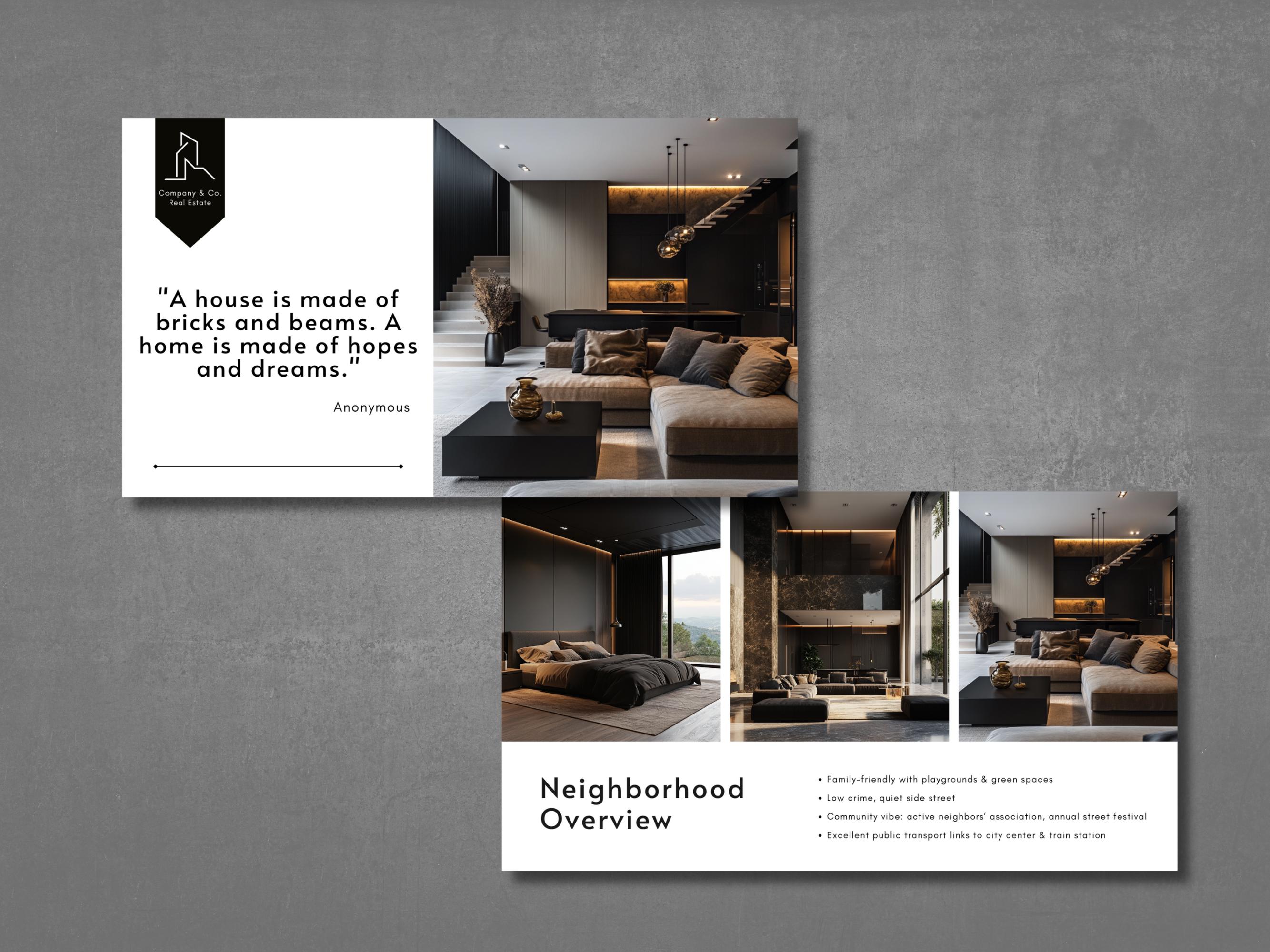 Real Estate Presentation Template, Realtor Property Template, Modern ...
