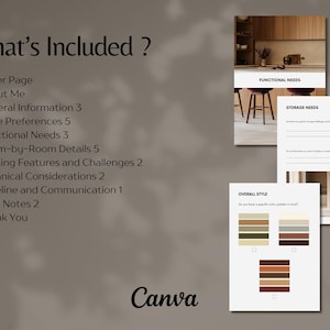 Interior Design Questionnaire Template, Client Onboarding Question ...