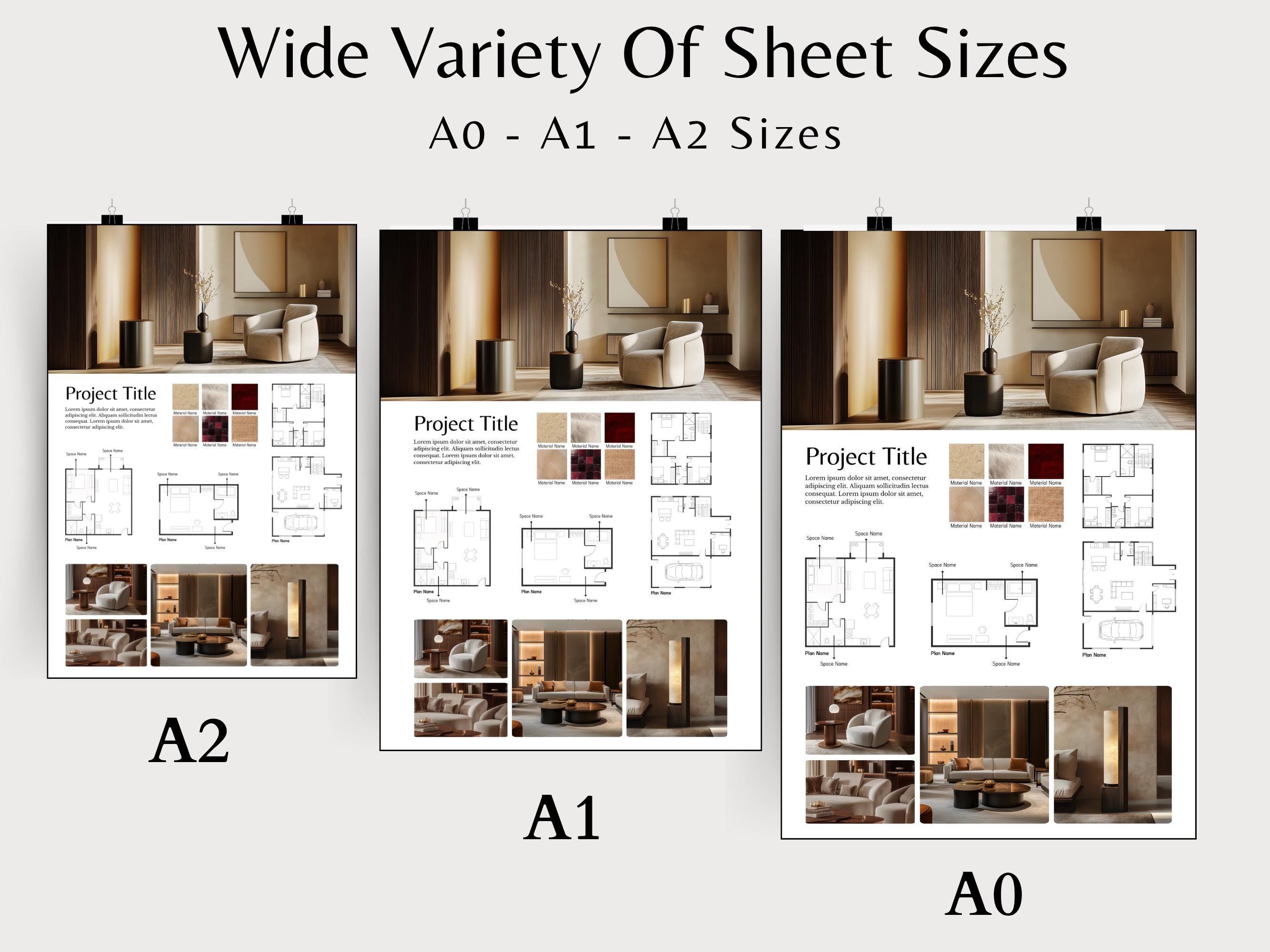 Interior Design Presentation Board Template Interior Design Poster ...