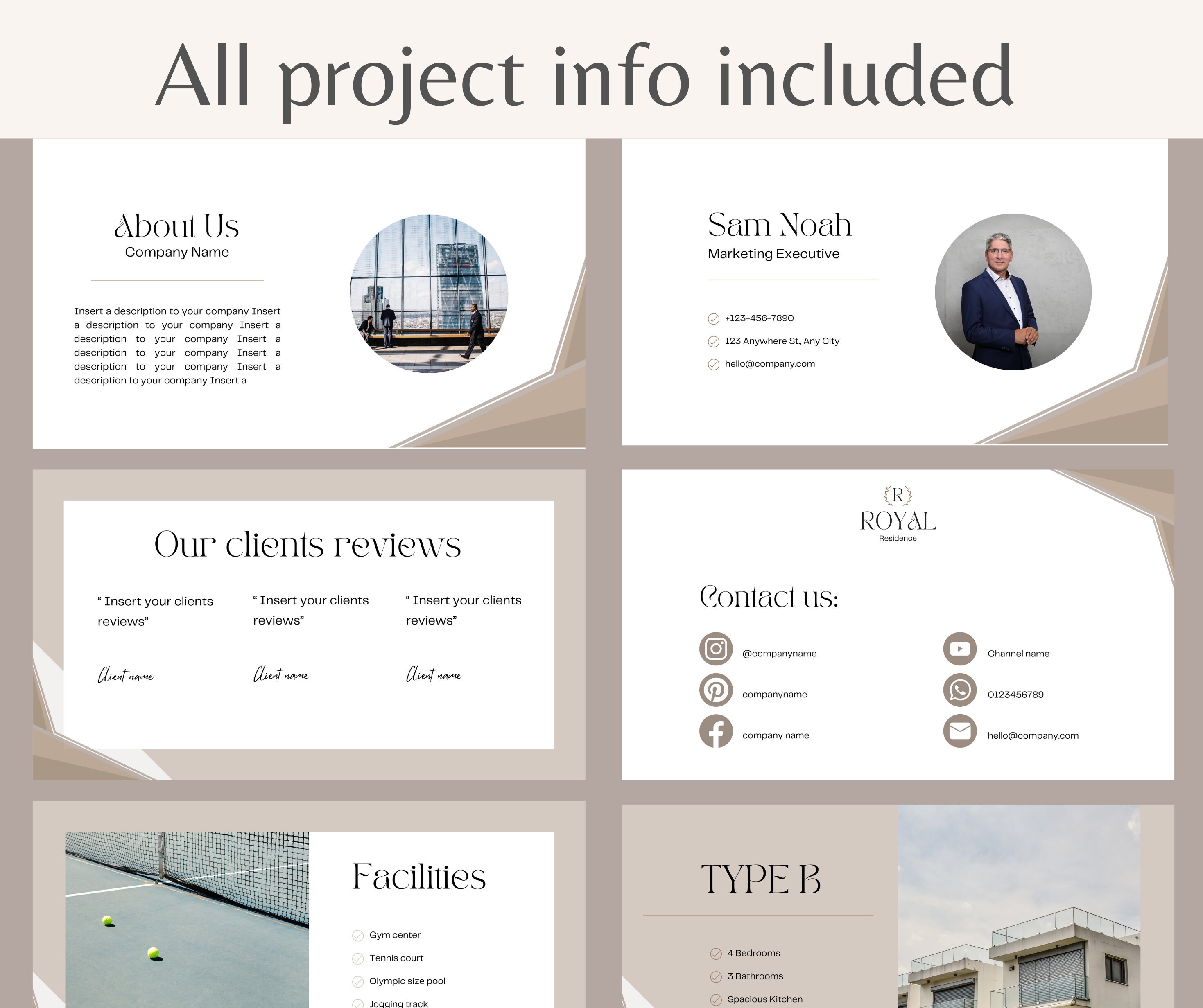 Real Estate Presentation Template Realtor Business Template Clients ...