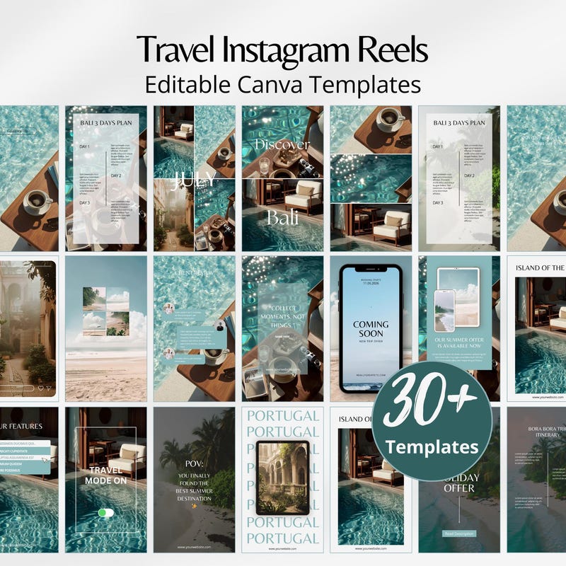 Instagram Templates Surf - Etsy UK