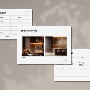 Interior Design Presentation Template, Interior Design Project Proposal ...