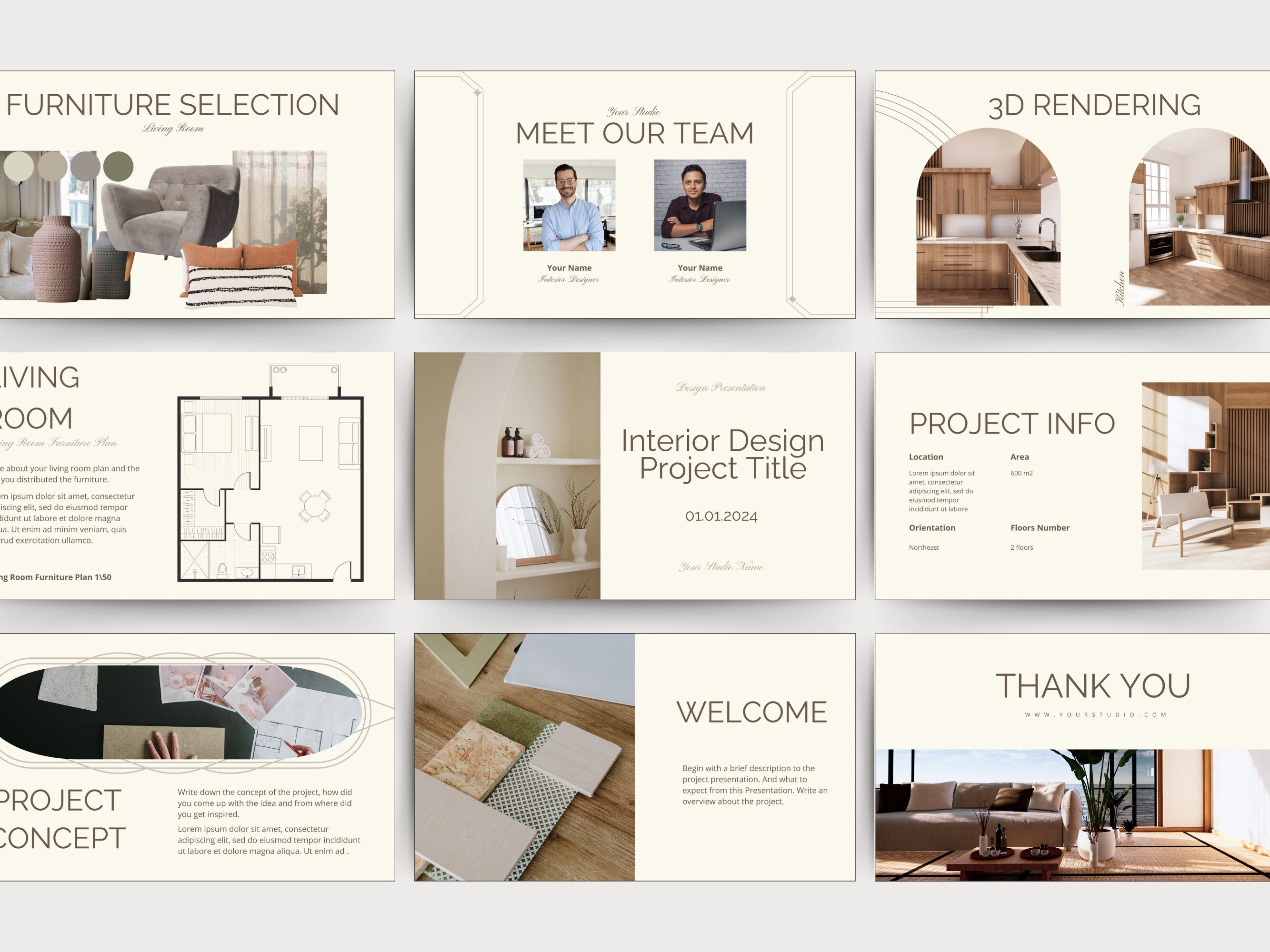 Interior Design Template Interior Design Presentation Slides Canva ...
