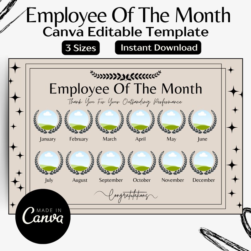 Employee of the Month Picture Frame - Etsy