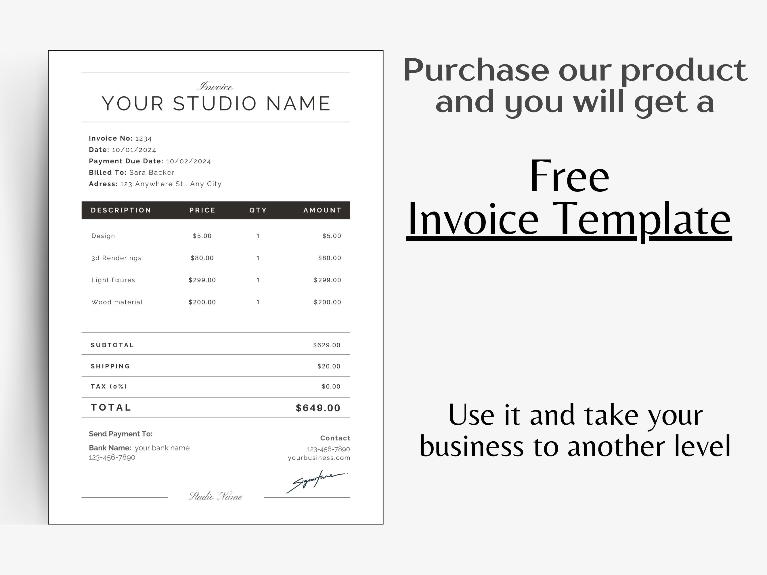 Interior Design Site Measure List, Room Measurement Tracker, Interior ...