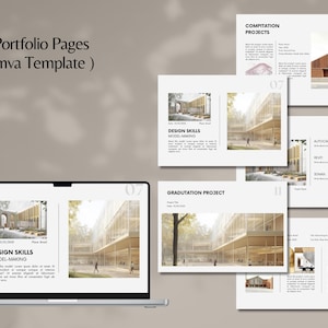 Architecture Portfolio Template, Minimalist Interior Design Canva ...