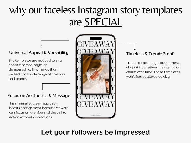 Faceless Instagram Stories Template Faceless Instagram Marketing ...