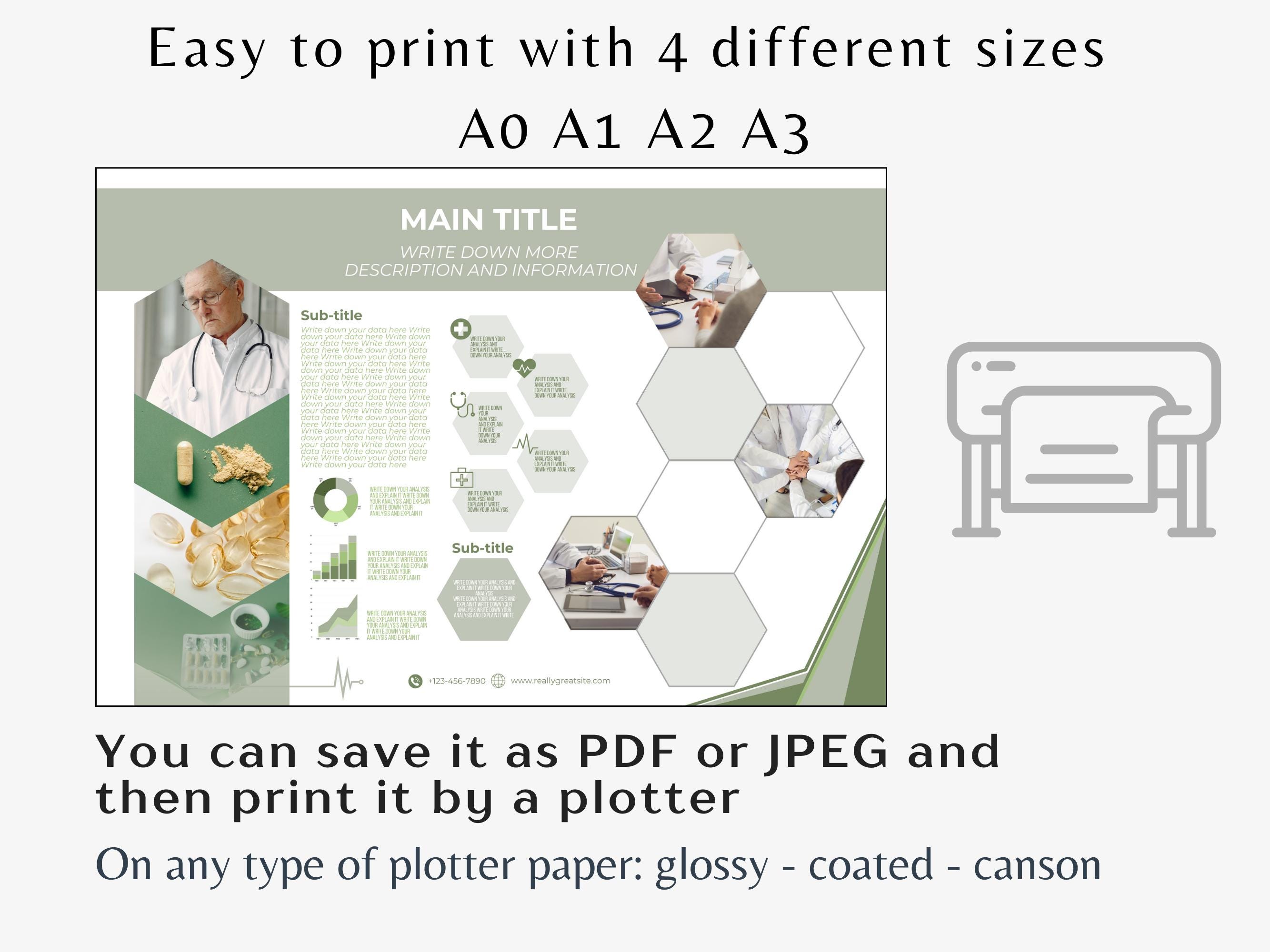 Academic Poster Template, Scientific Presentation Template, Medical ...