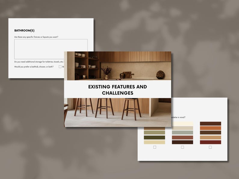 Interior Design Client Questionnaire Template, Interior Design Client ...