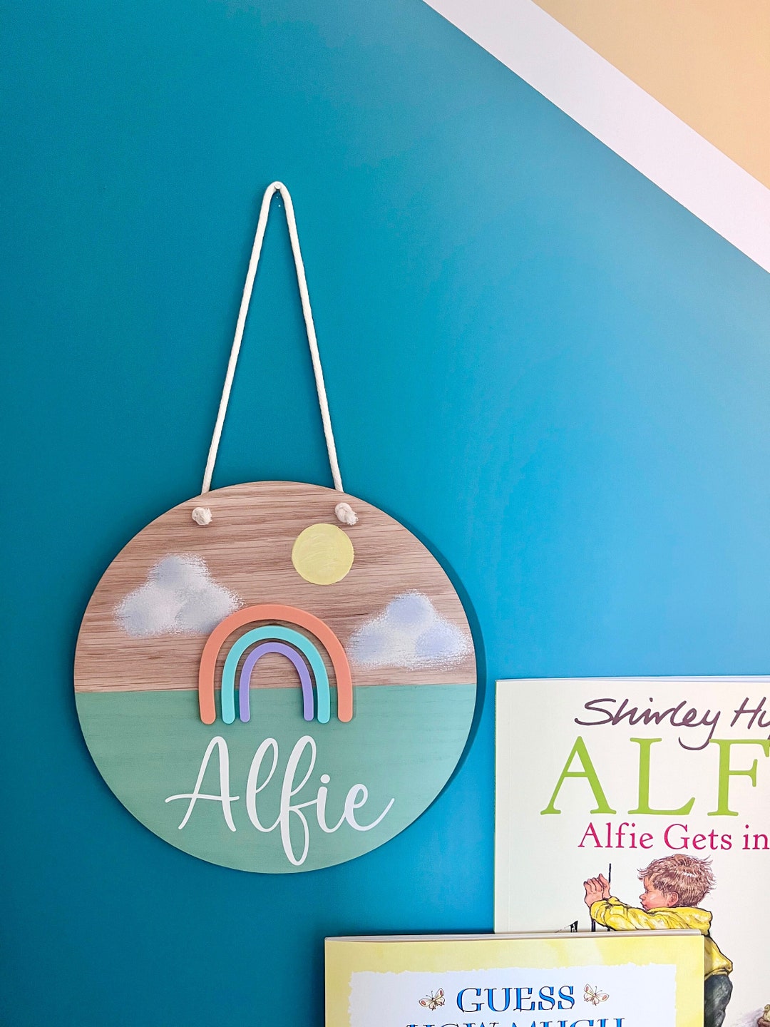 Childrens Door Sign, Childrens Bedroom Sign, Personalised Name Sign ...