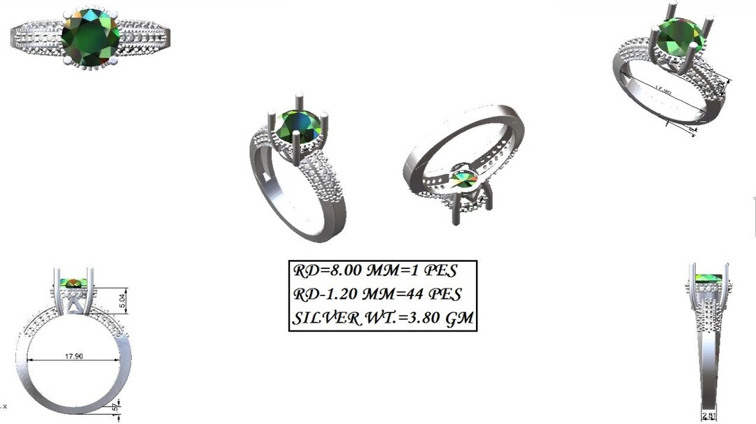 Ready to Be Set With Your Own Stone-mount Ring-925 Sterling Silver Ring ...