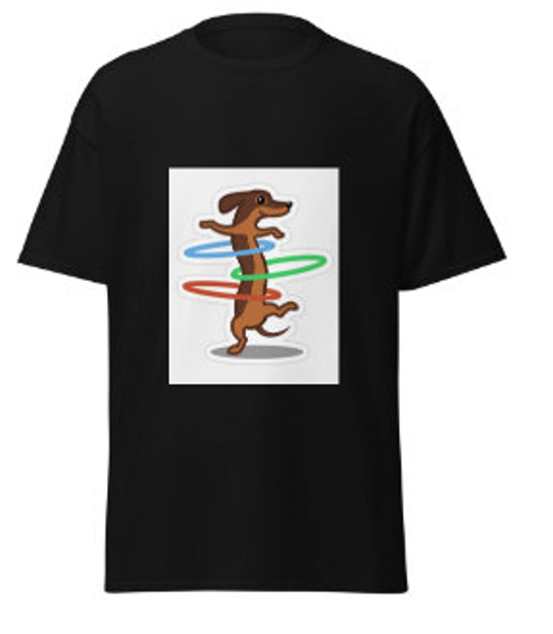 Sausage Dog Hula Hooping Men's T Shirt - Etsy