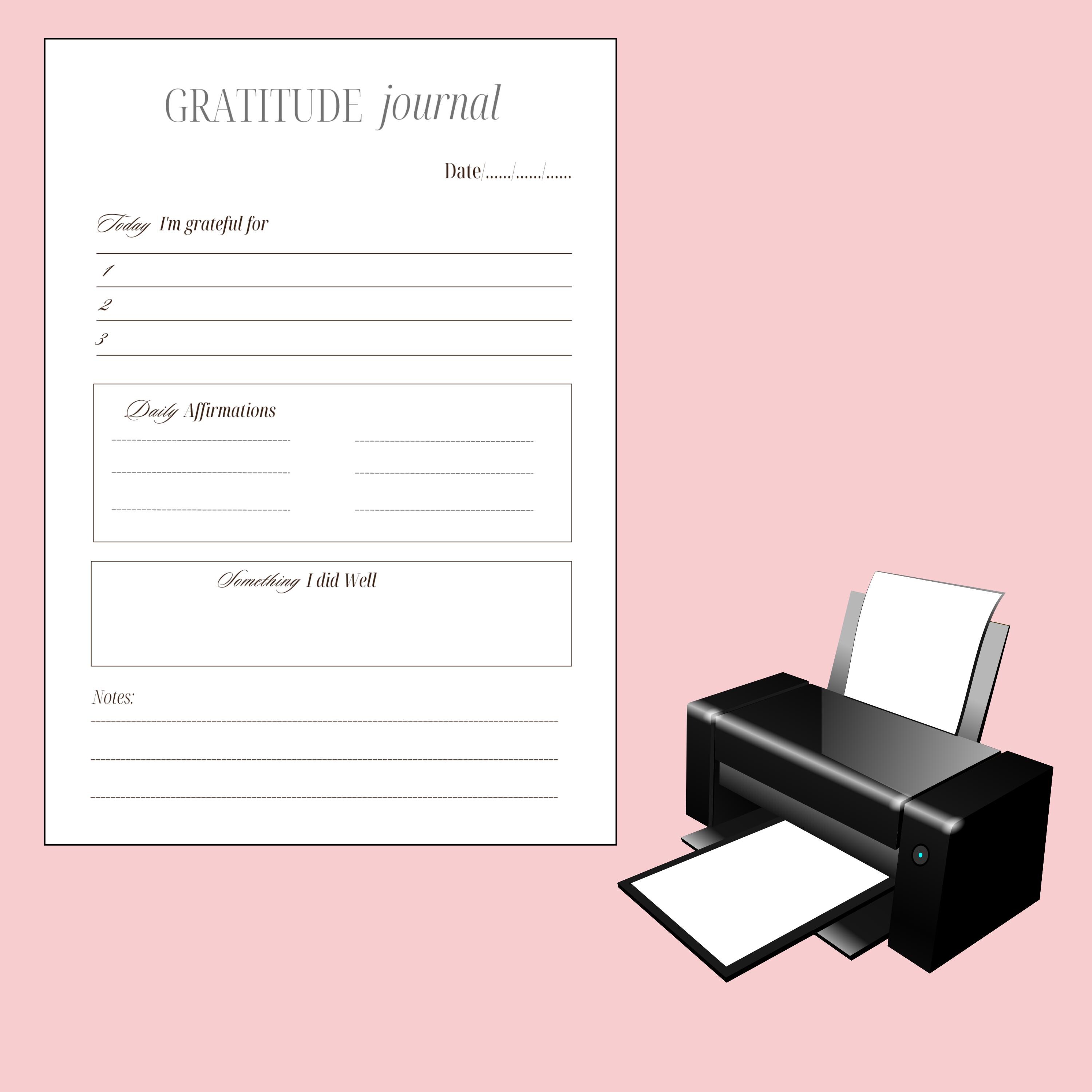 Gratitude Journal, Thankfulness Diary, Daily Gratitude Log, A4/a5 ...