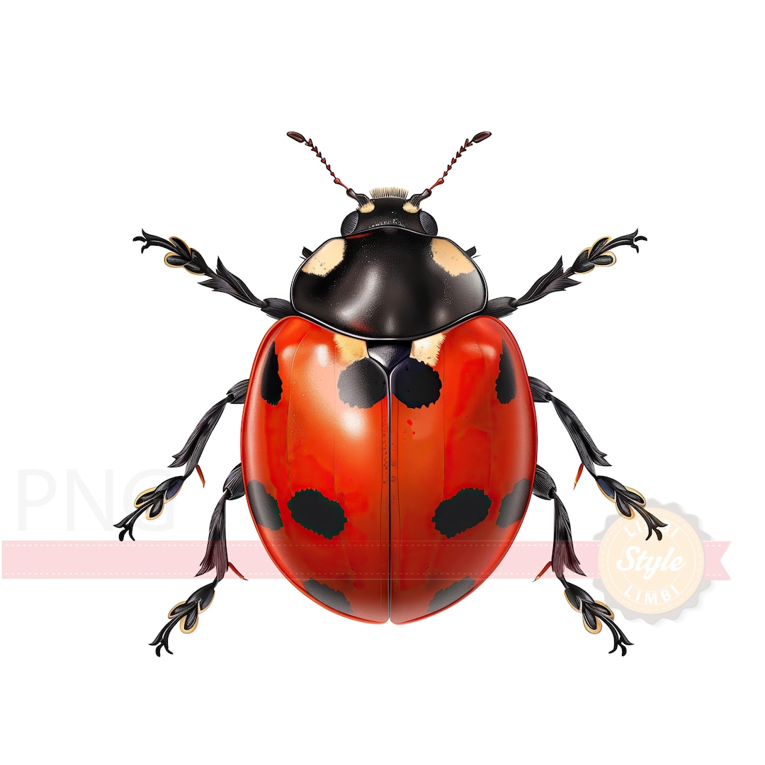 Ladybug Png File, Transparent Background, for Printing on E.g. T-shirts ...