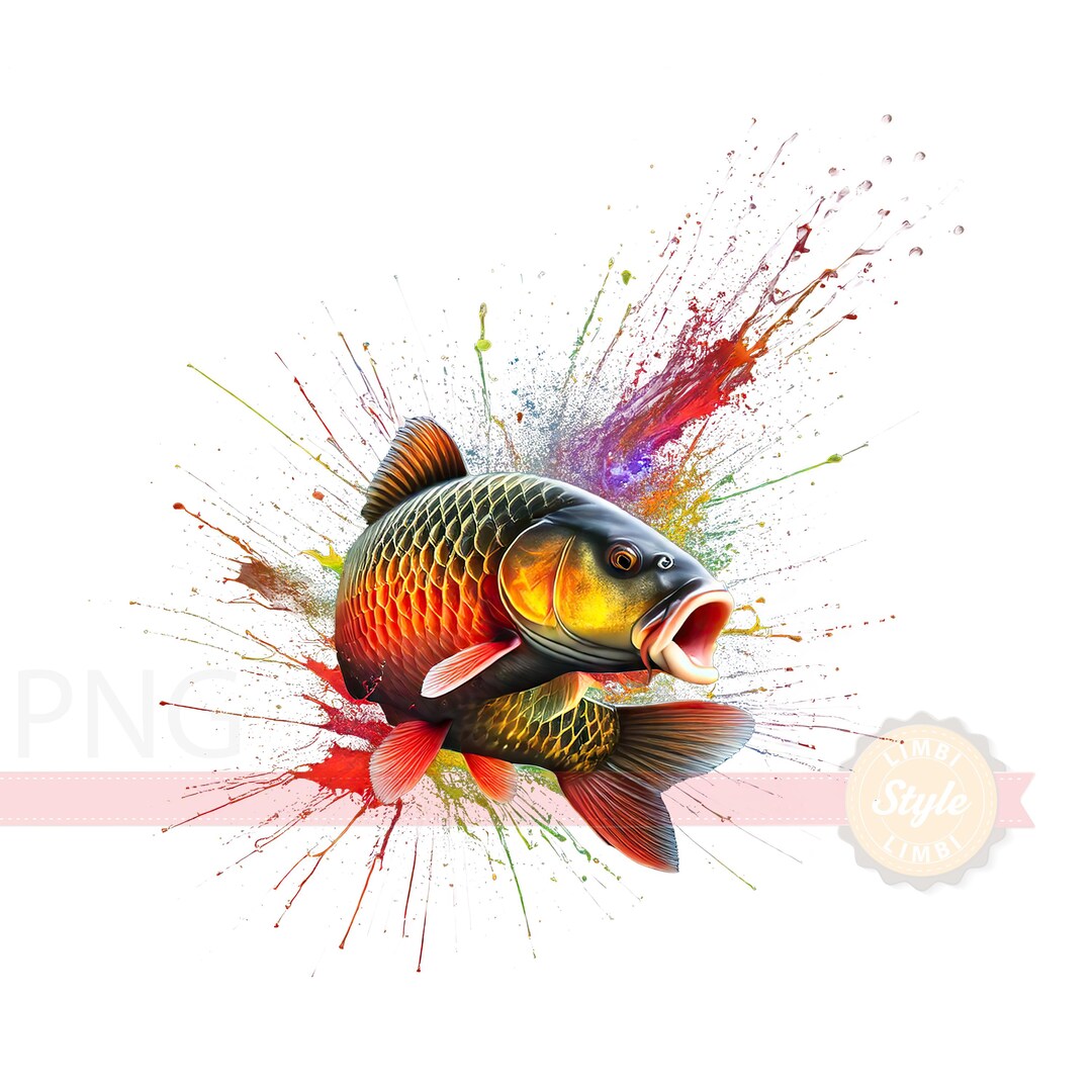 Magic Carp Carp Png File, for Printing on T-shirts, Hoodies, Caps ...
