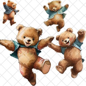 20 Teddy Bear Clipart Graphics Blue Teddy Bear Boy - Etsy