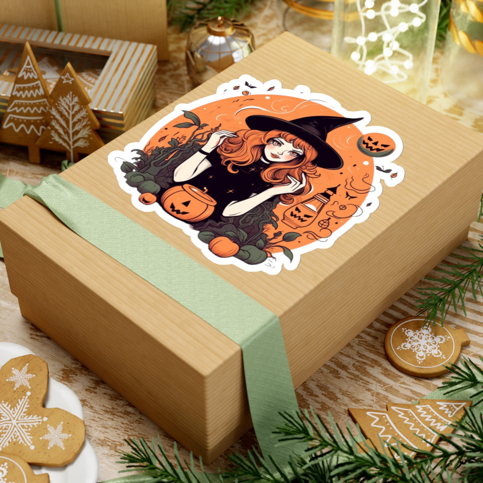 Witch Sticker, Halloween Sticker, Pumpkin Sticker, Cool Stickers ...