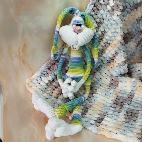 Amigurumi Big Bunny LARGE Chunky Bunny Pattern: Crochet Pattern