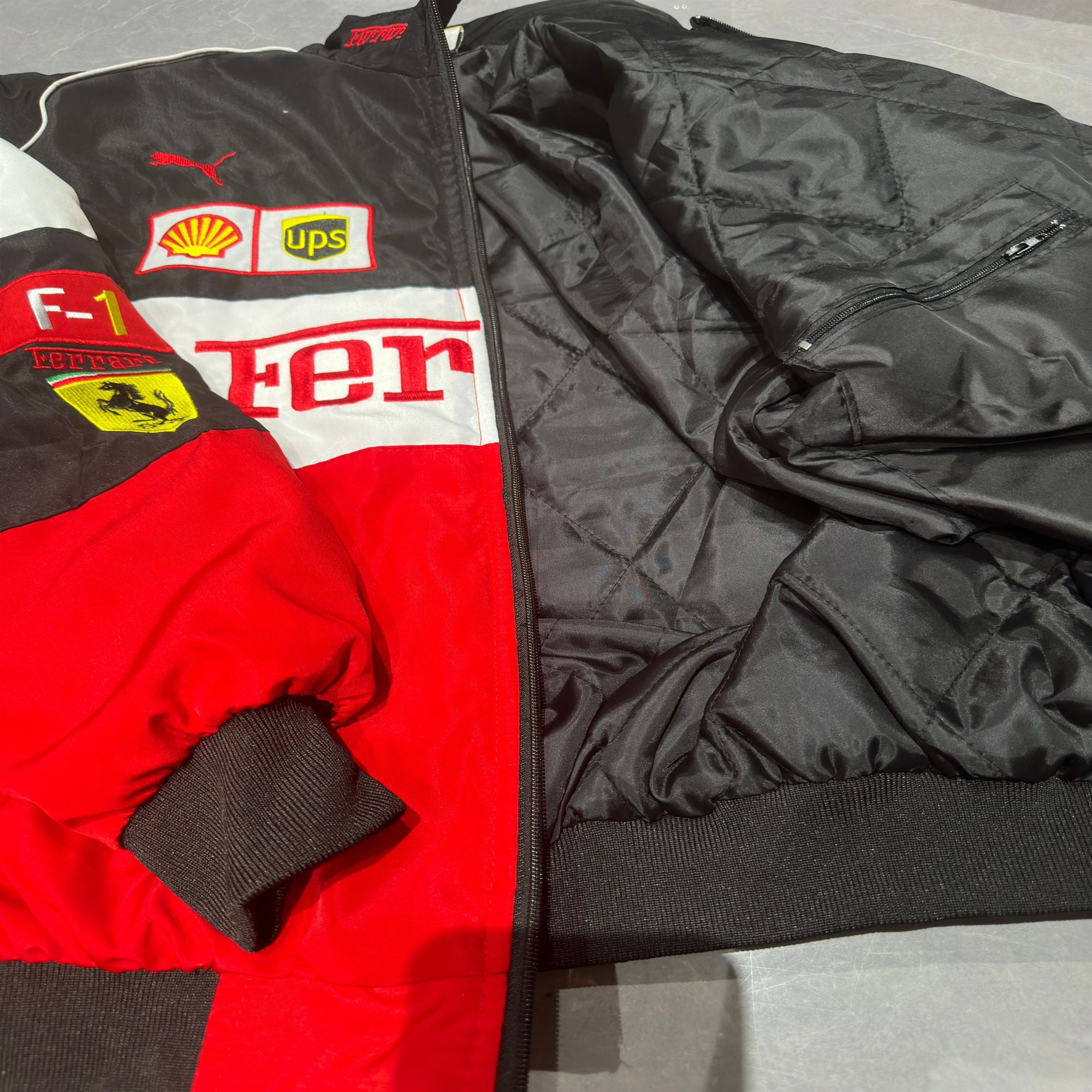 Ferrari Racing Jacket F1-Fórmula 1 Vintage Unisex-Track - Etsy México