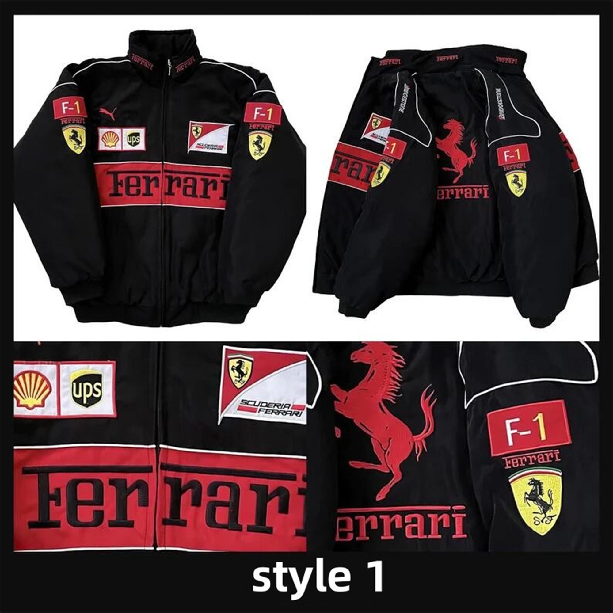 Ferrari Racing Jacket F1-Fórmula 1 Vintage Unisex-Track - Etsy México