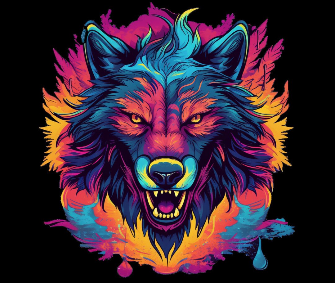 Alpha Wolf Digital Print - Etsy