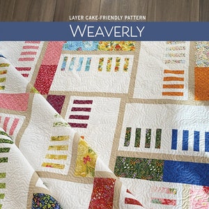 Weaverly Quilt Pattern by Robin Pickens Quilt Patterns. Layer Cake ...