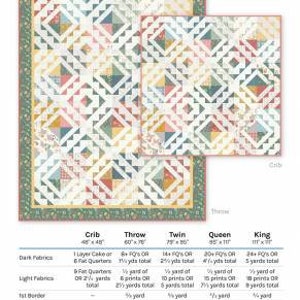 NEW From Amy Smart, Diary of a Quilter Cascade Falls Quilt Pattern 5 ...
