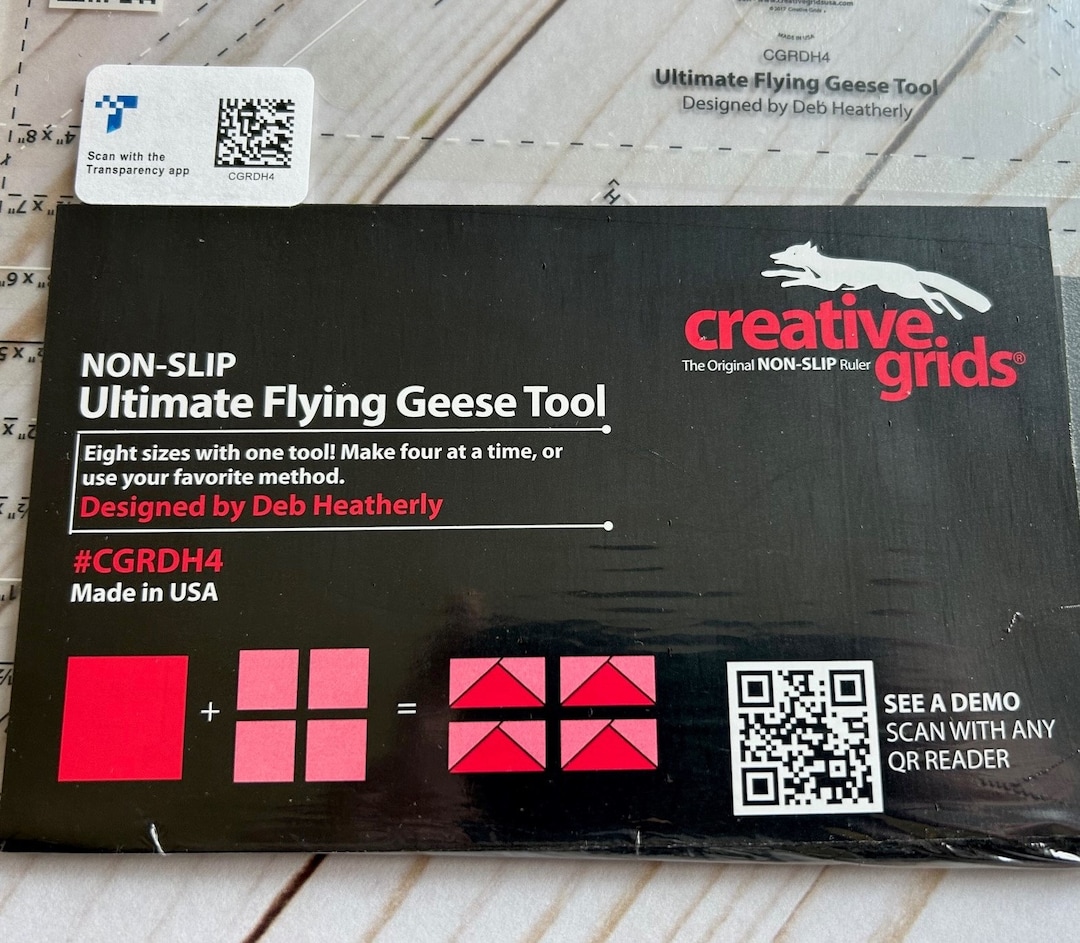 Creative Grids Ultimate Flying Geese Non-slip Ruler - #CGRDH4 ...