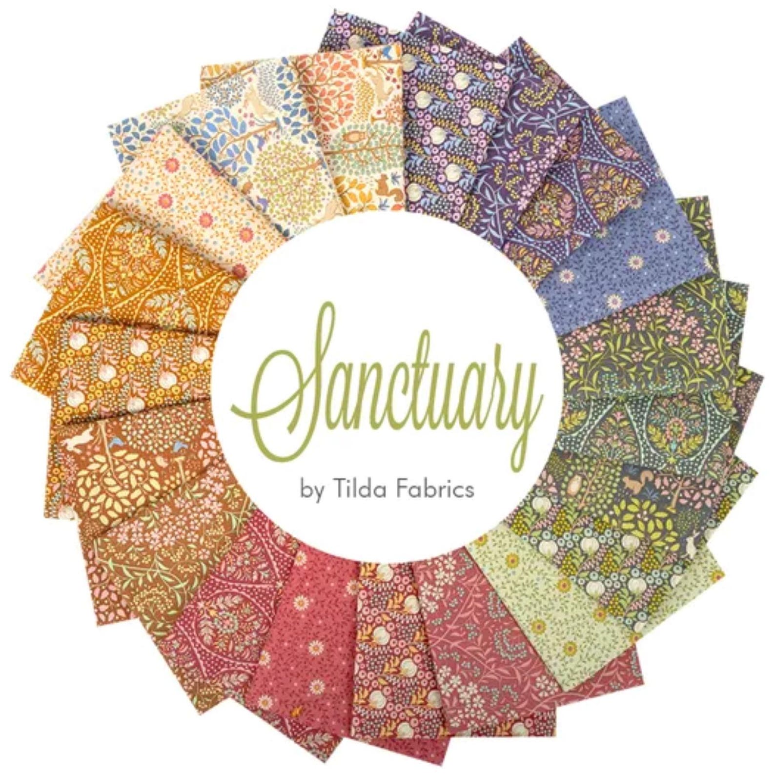 NEW! the Sanctuary Collection Charm Pack by Tilda Fabrics - Forty 5 in ...