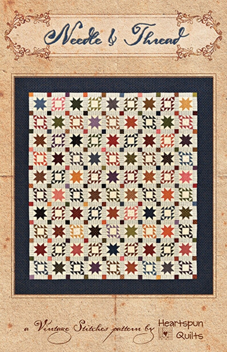 Needle & Thread by Pam Buda for Heartspun Quilts 55 X 60 Fat Quarter ...