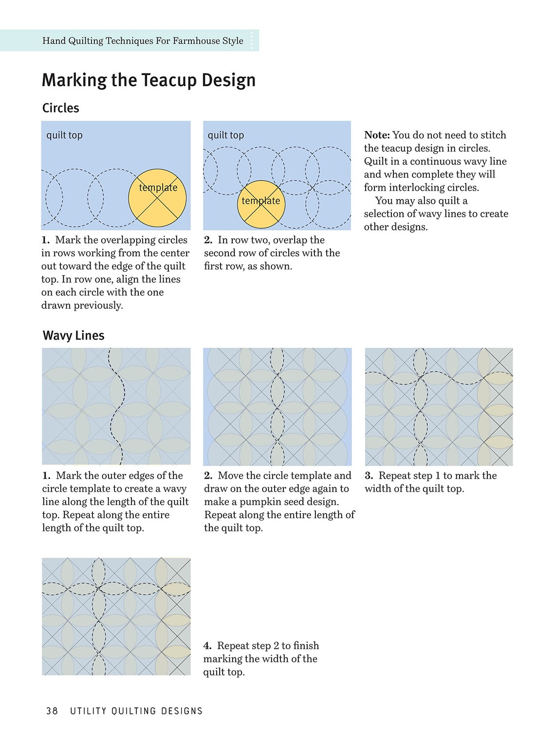 Hand Quilting Techniques for Farmhouse Style - Book - Easy, Stress-free ...
