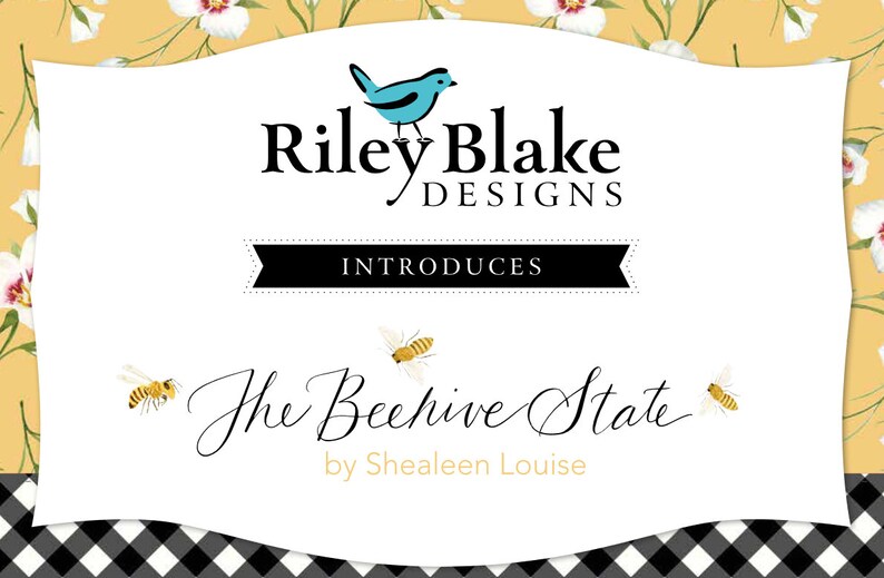 Beehive Gingham by Shealeen Louise for Riley Blake Designs C12534 ...