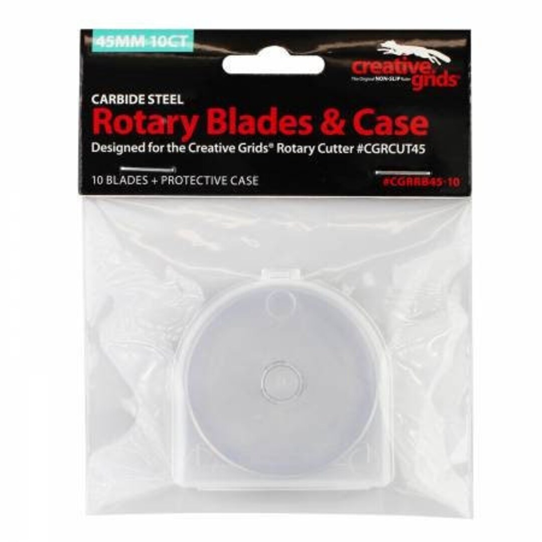 Creative Grids 45mm Rotary Cutter Replacement Blade - 10/pack CGRB45-10 ...