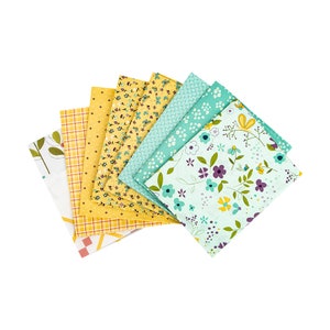 Hello Spring Daisies Seafoam by Sandy Gervais for Riley Blake Designs ...