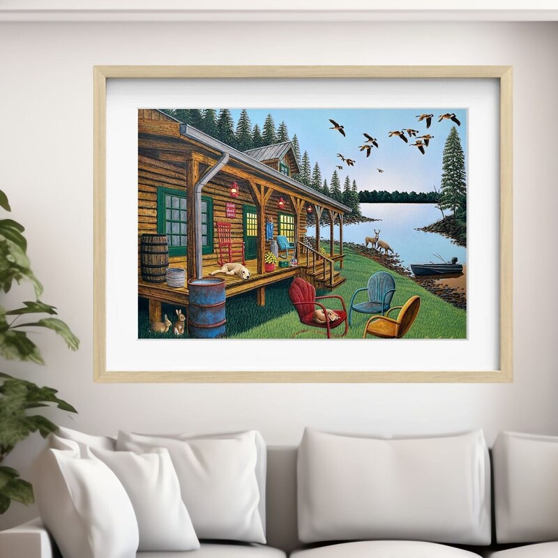 Cabin Artwork - Etsy