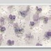 Violet Wildflower Botanical Art Print, Purple Nature Pattern Painting ...