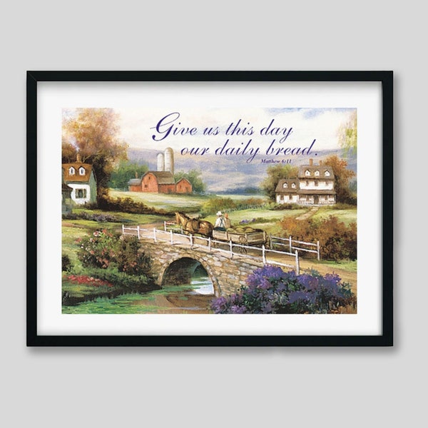 Daily Bread Painting - Etsy