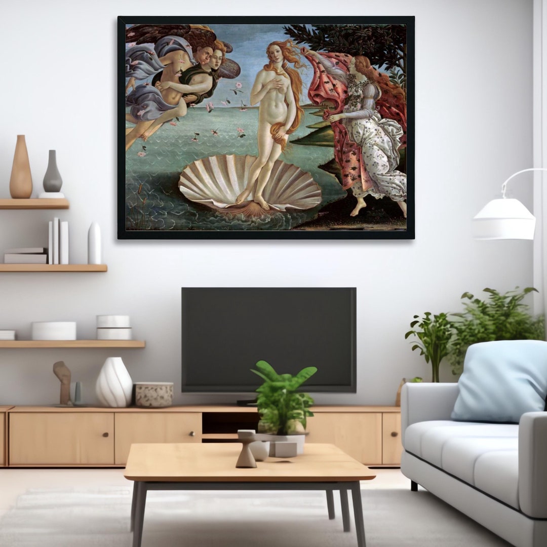 The Birth of Venus by Sandro Botticelli Famous Painting Art Print ...