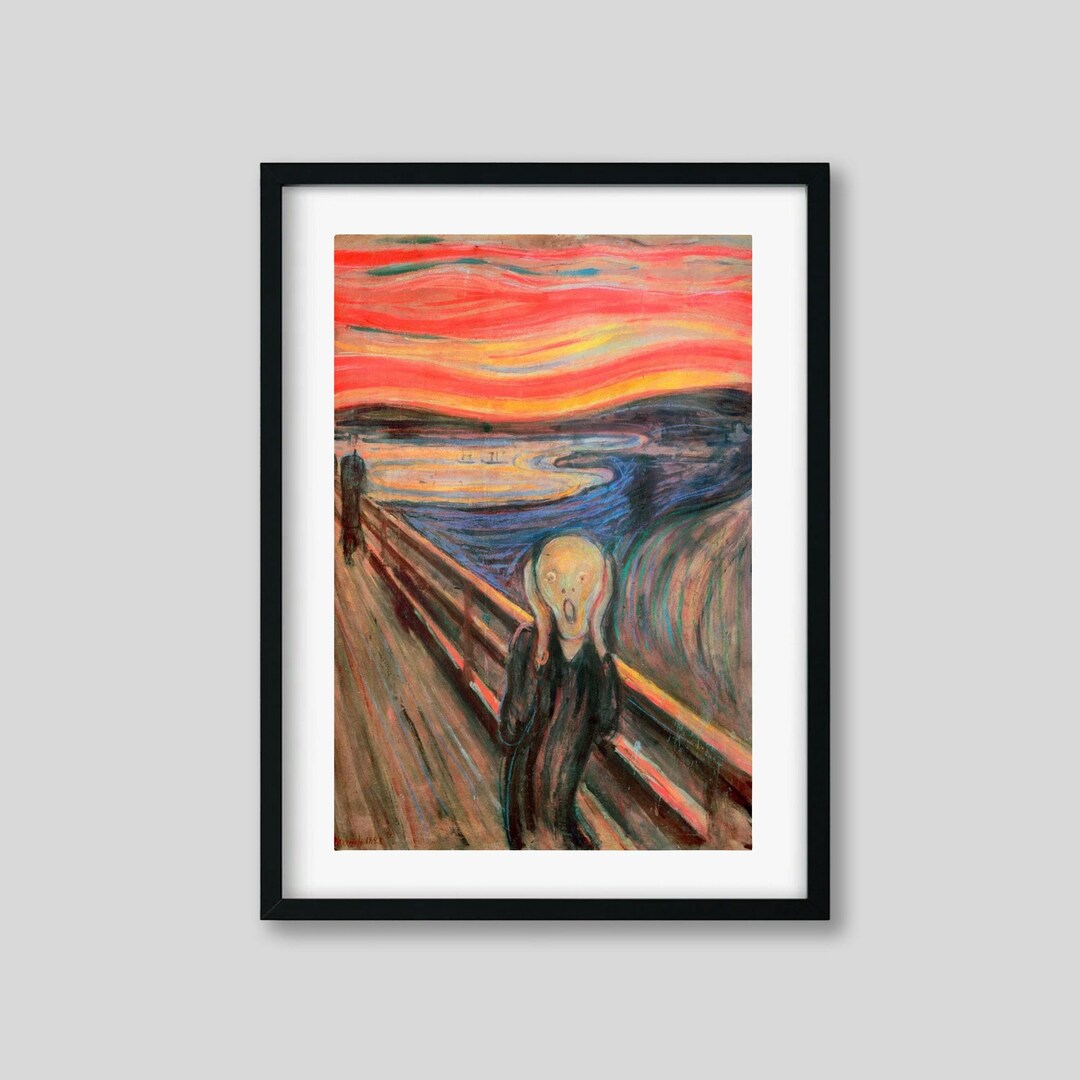The Scream by Edvard Munch: Expressionism Fine Art Print - Etsy
