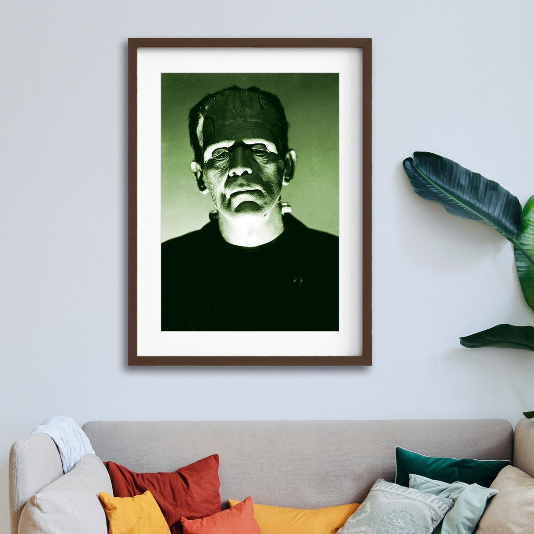 Boris Karloff Character Portrait Print, Classic Horror Movie ...