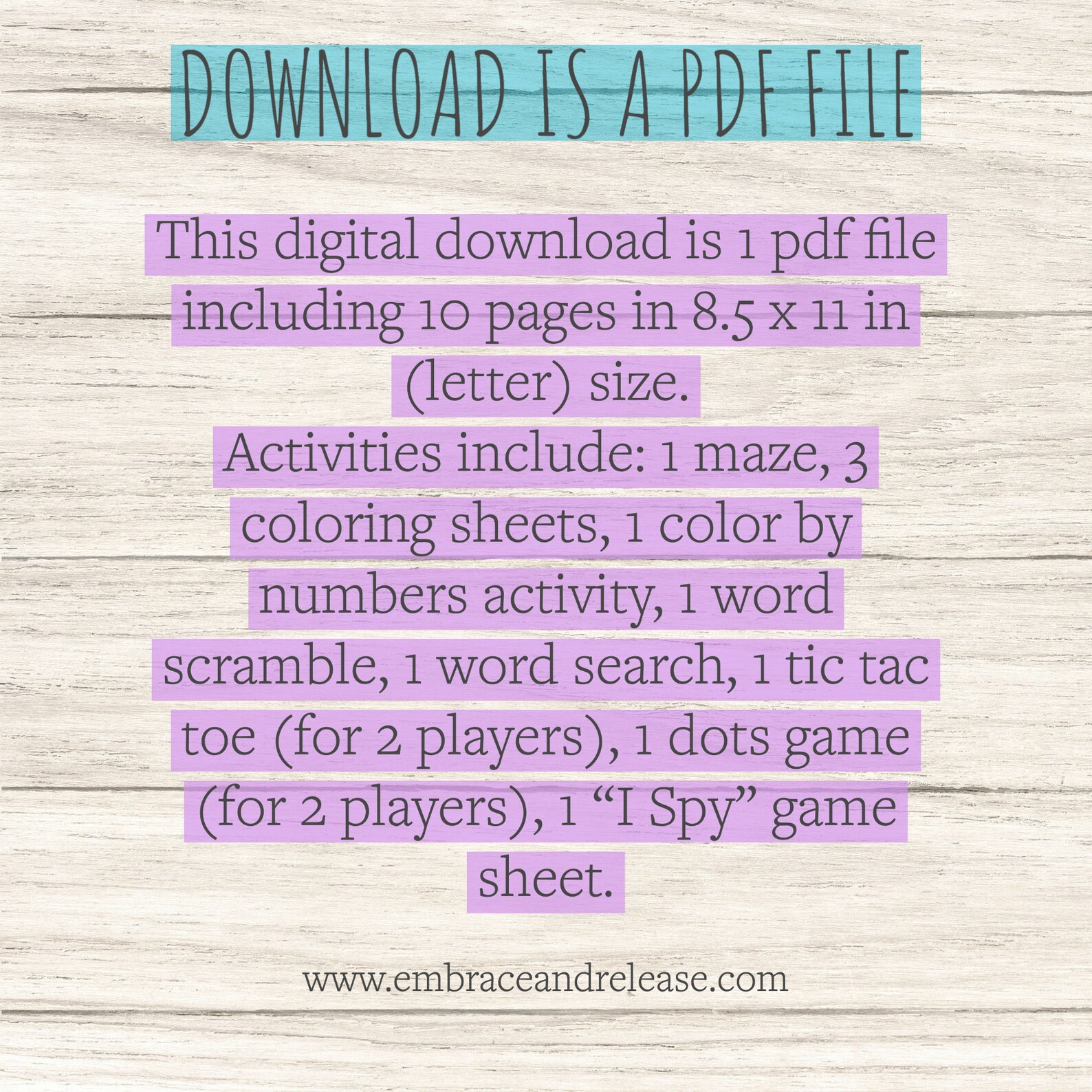 Mermaid Activity Bundle | Coloring Pages | Games | Printable - Etsy