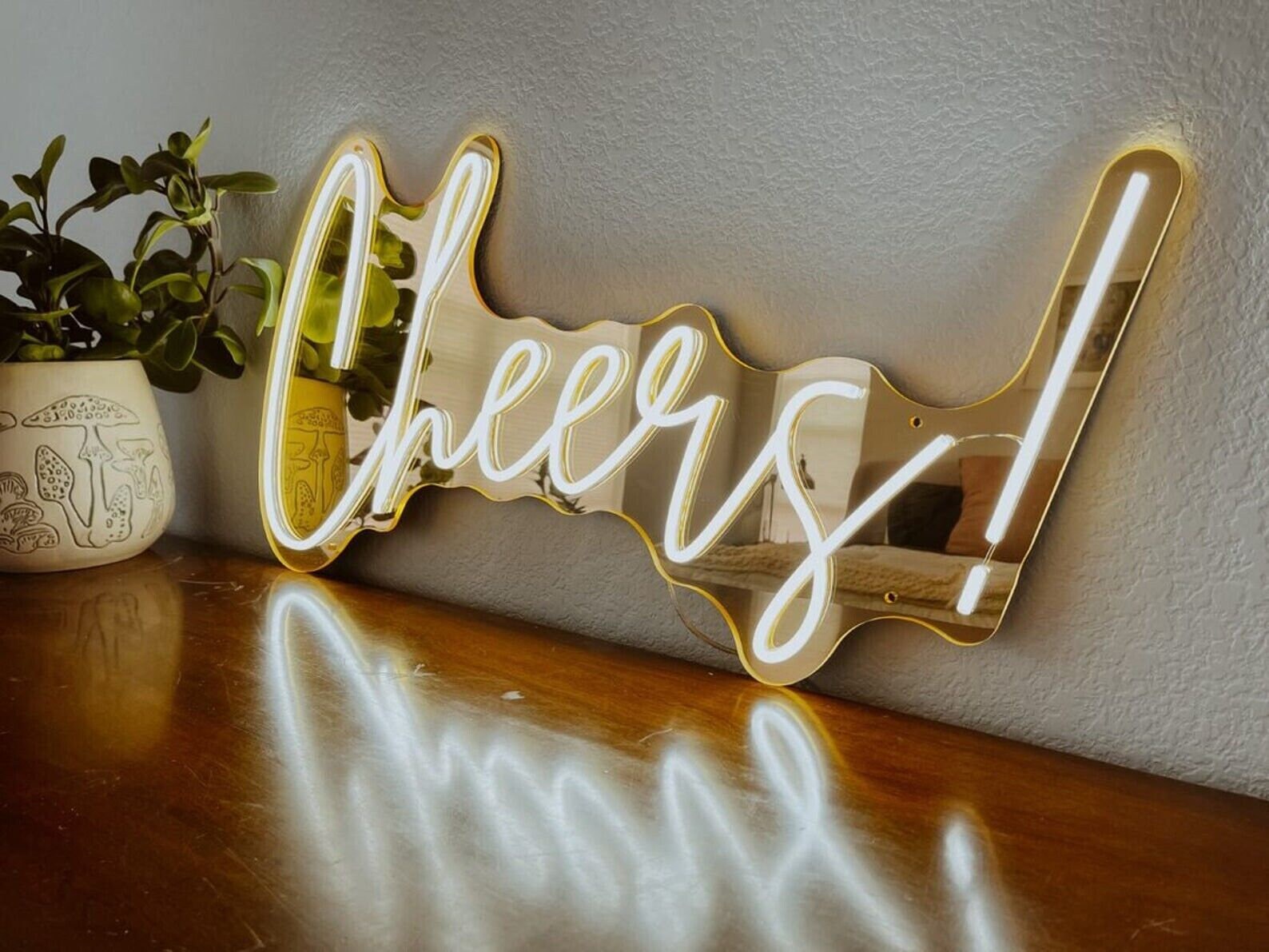 Custom LED Neon Acrylic Sign Wall Light Home Decor Vintage Logo Signs ...