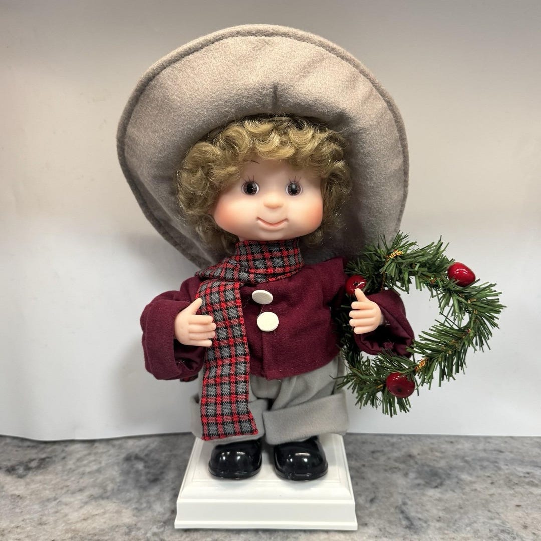 Vtg Undercover Kids Christmas Animated Doll Derek 13"-working With ...